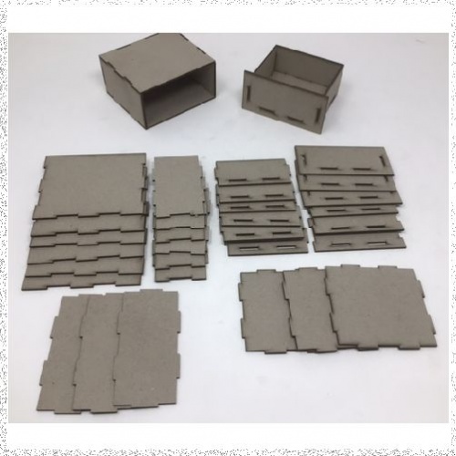 Box Storage: 4 x Small Boxes and 4 x Small Drawers - Tando Creative Ltd