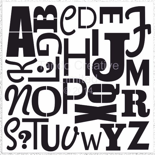 Stencil/Mask: Letters - Tando Creative Ltd