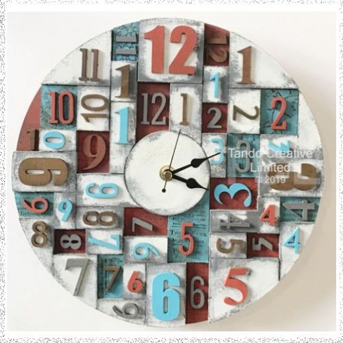 Faux Printer Block Clock - Tando Creative Ltd