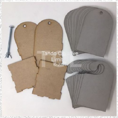 Tag Hanger and 24 Tags - Tando Creative Ltd